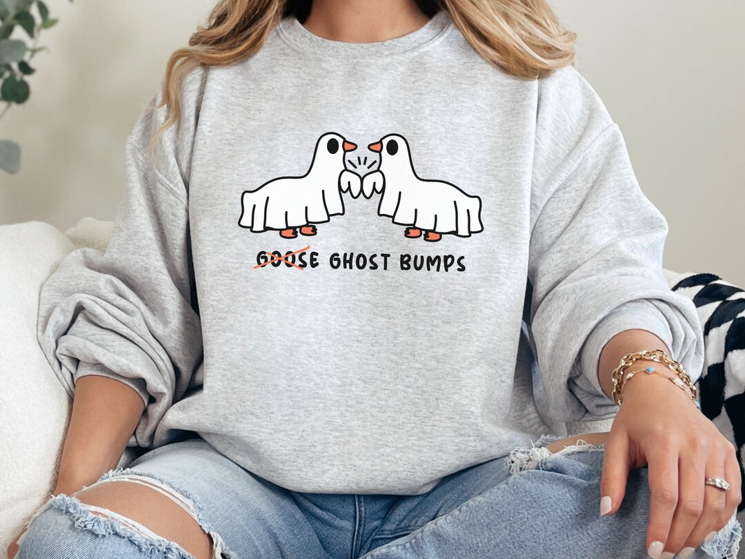 Ghost Bumps Goose Bumps Shirt, Goose Bump Shirt, Goose Halloween Shirt ...