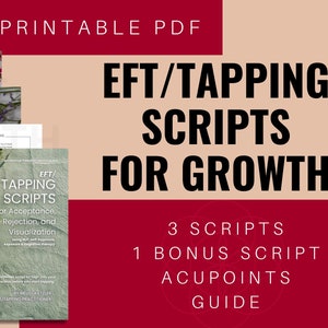 EFT Tapping Scripts for Personal Growth Emotional Freedom Scripts - Etsy