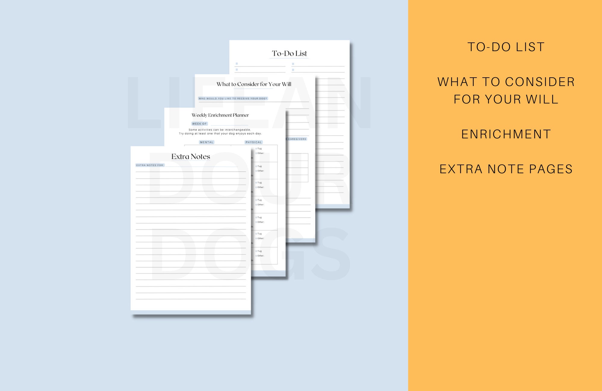 Ultimate Dog Training Life Planner | Printable Dog Training Planner ...