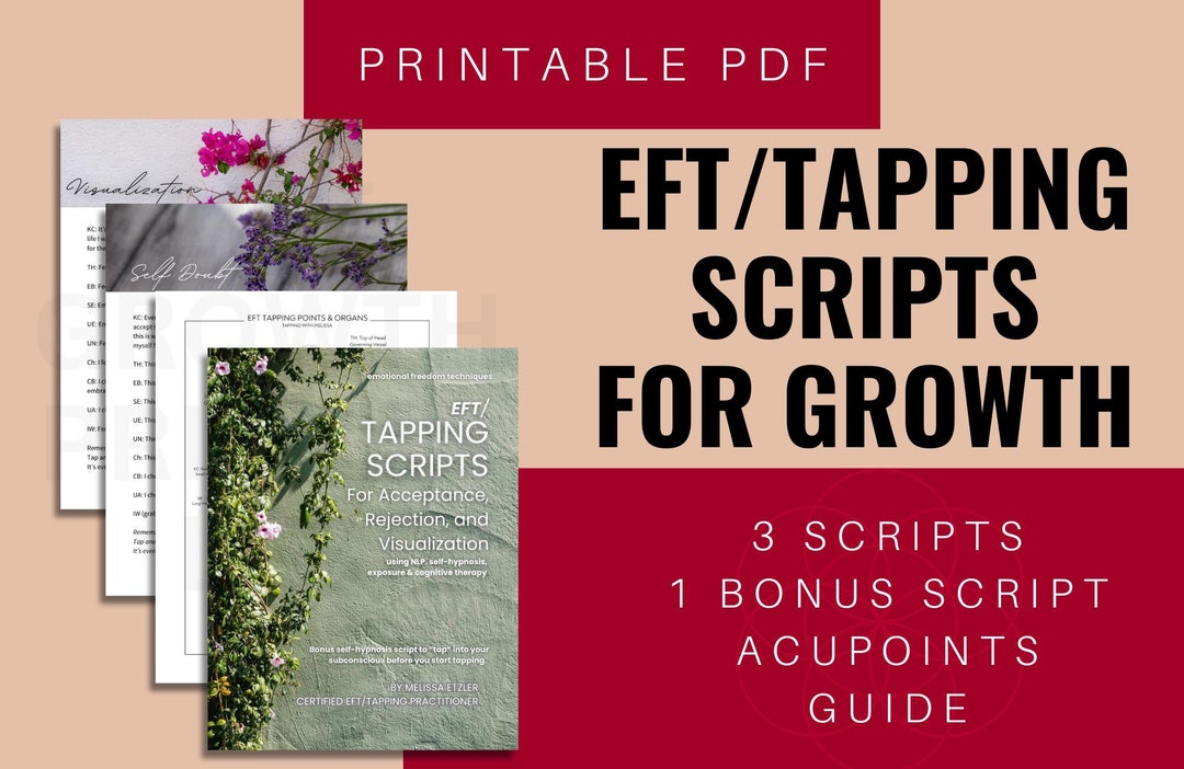 EFT Tapping Scripts for Personal Growth Emotional Freedom Scripts - Etsy