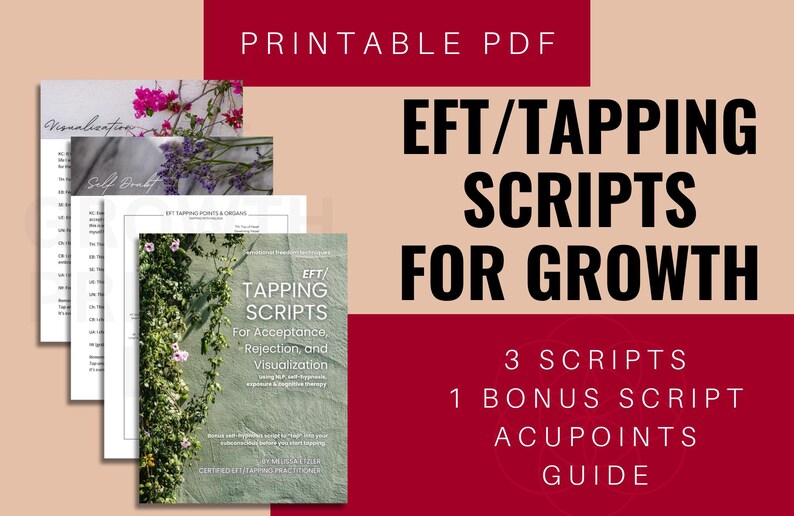 EFT Tapping Scripts for Personal Growth Emotional Freedom Scripts - Etsy