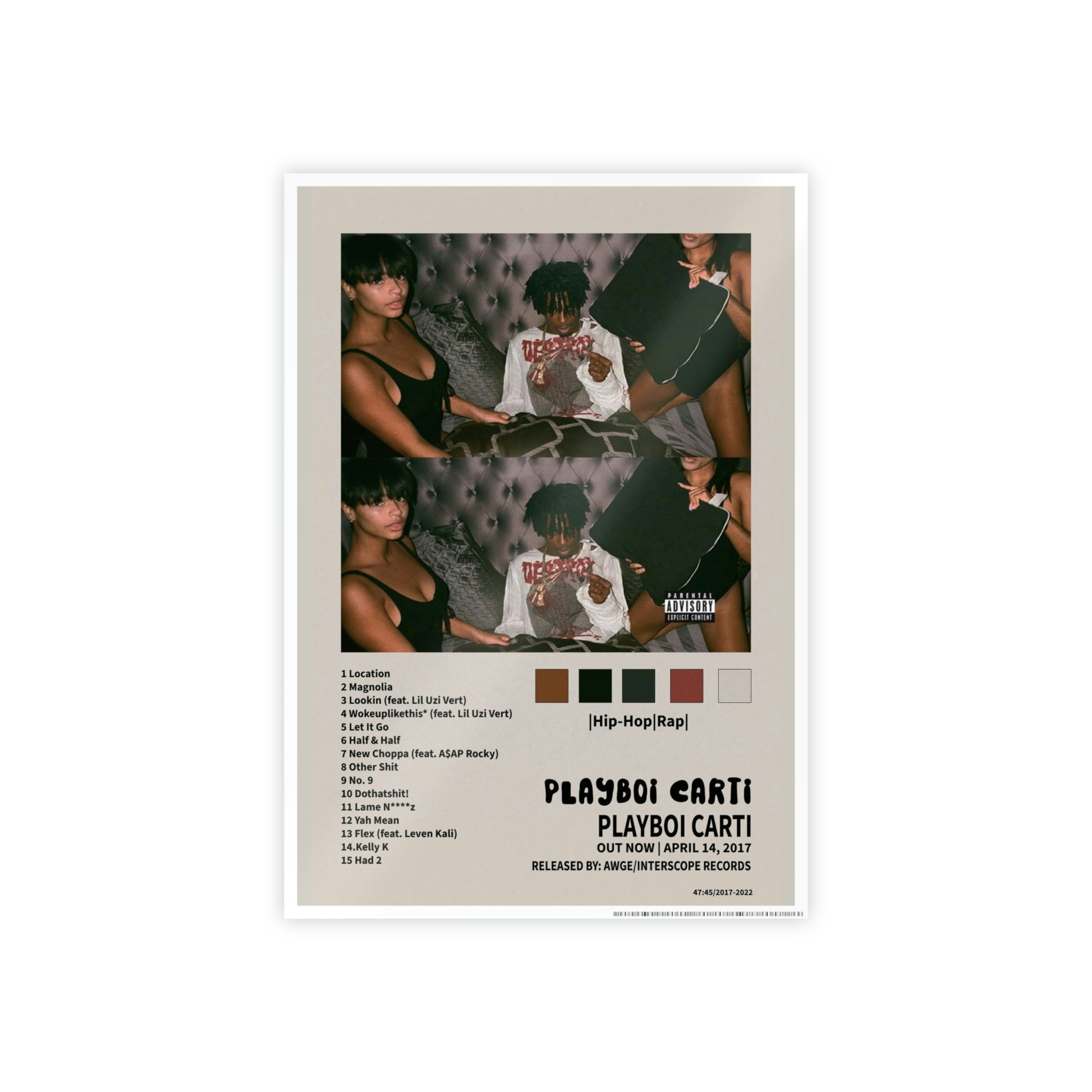 Playboi Carti Self Titled Album Poster - Etsy