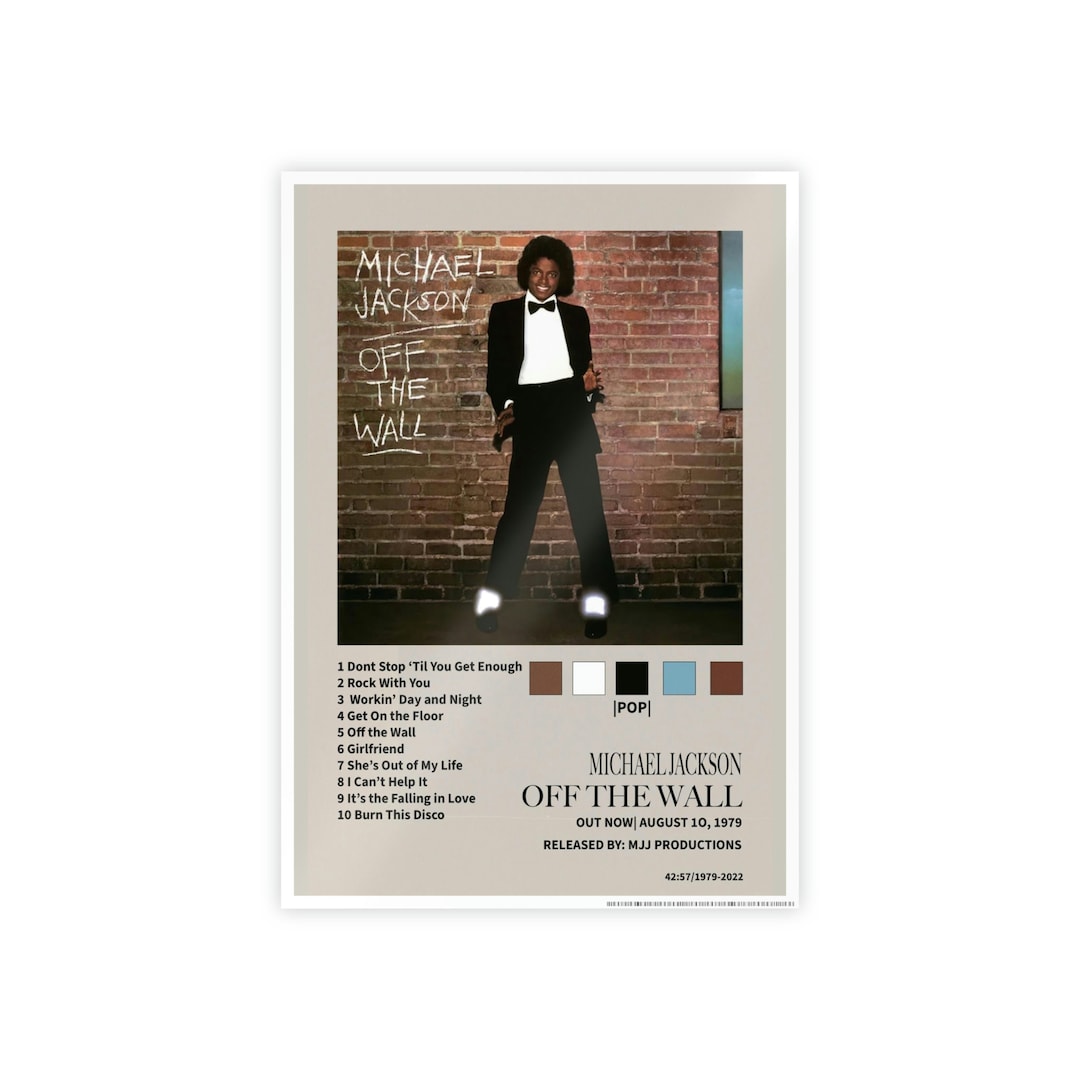 Michael Jackson off the Wall Album Poster - Etsy