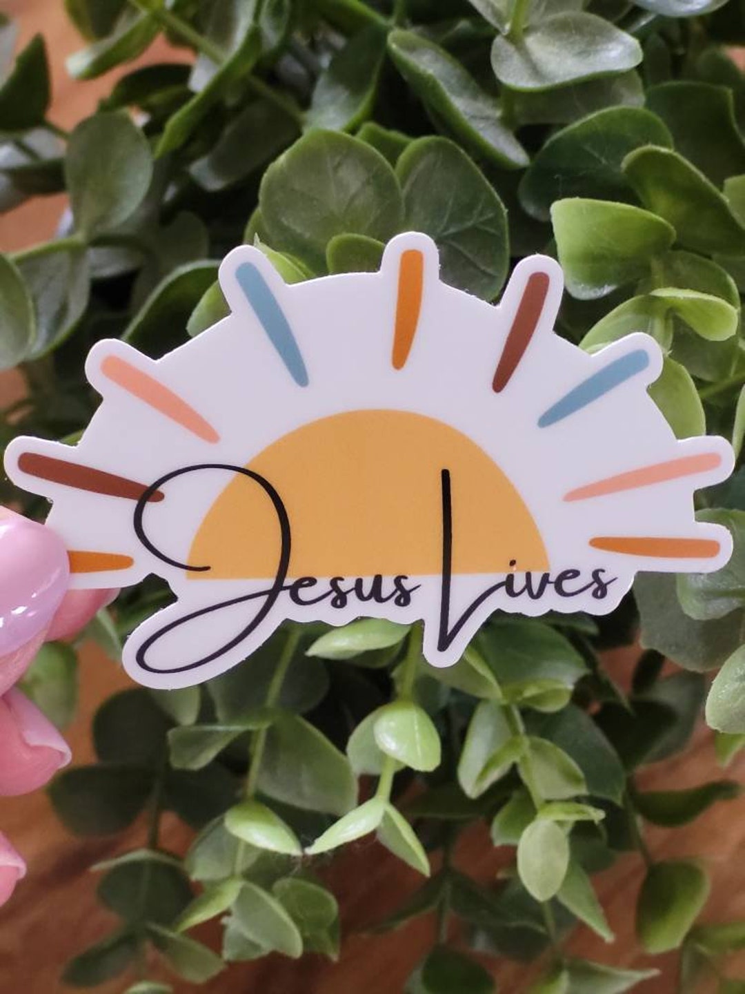 Jesus Lives Sticker, Easter Sticker, Christian Sticker, Faith ...