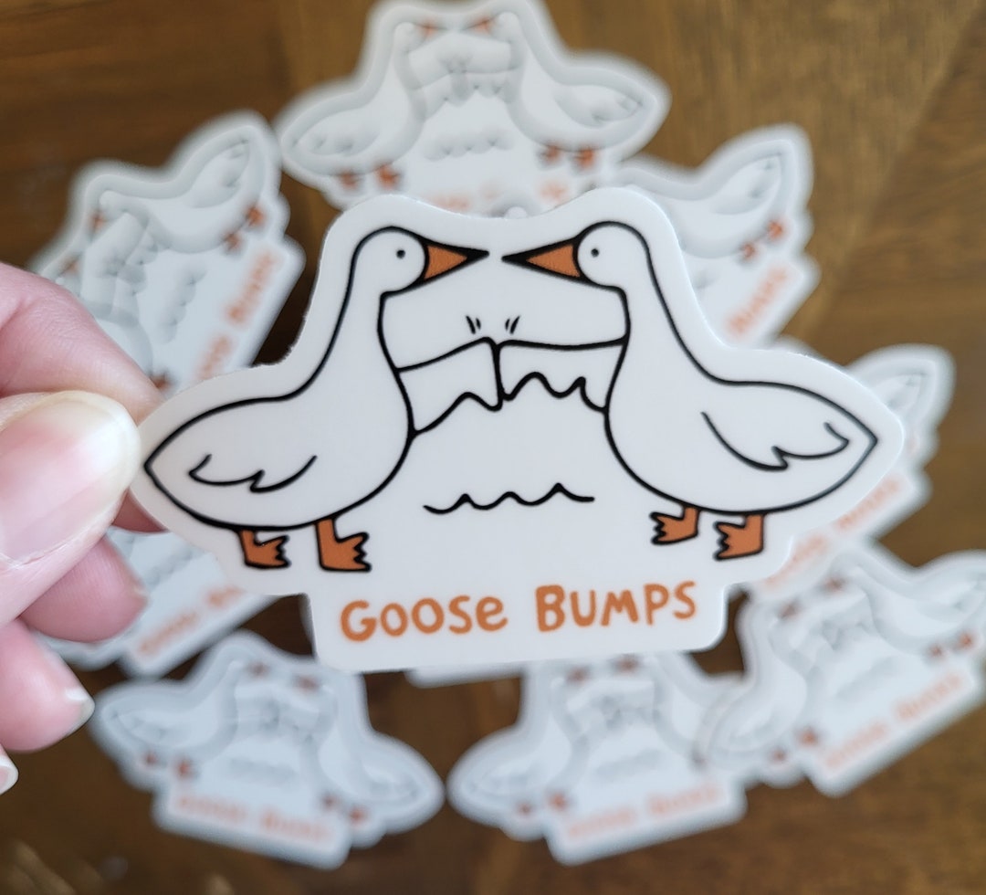 Goose Sticker, Funny Sticker, Fist Bumps, Silly Sticker, Bird Sticker ...