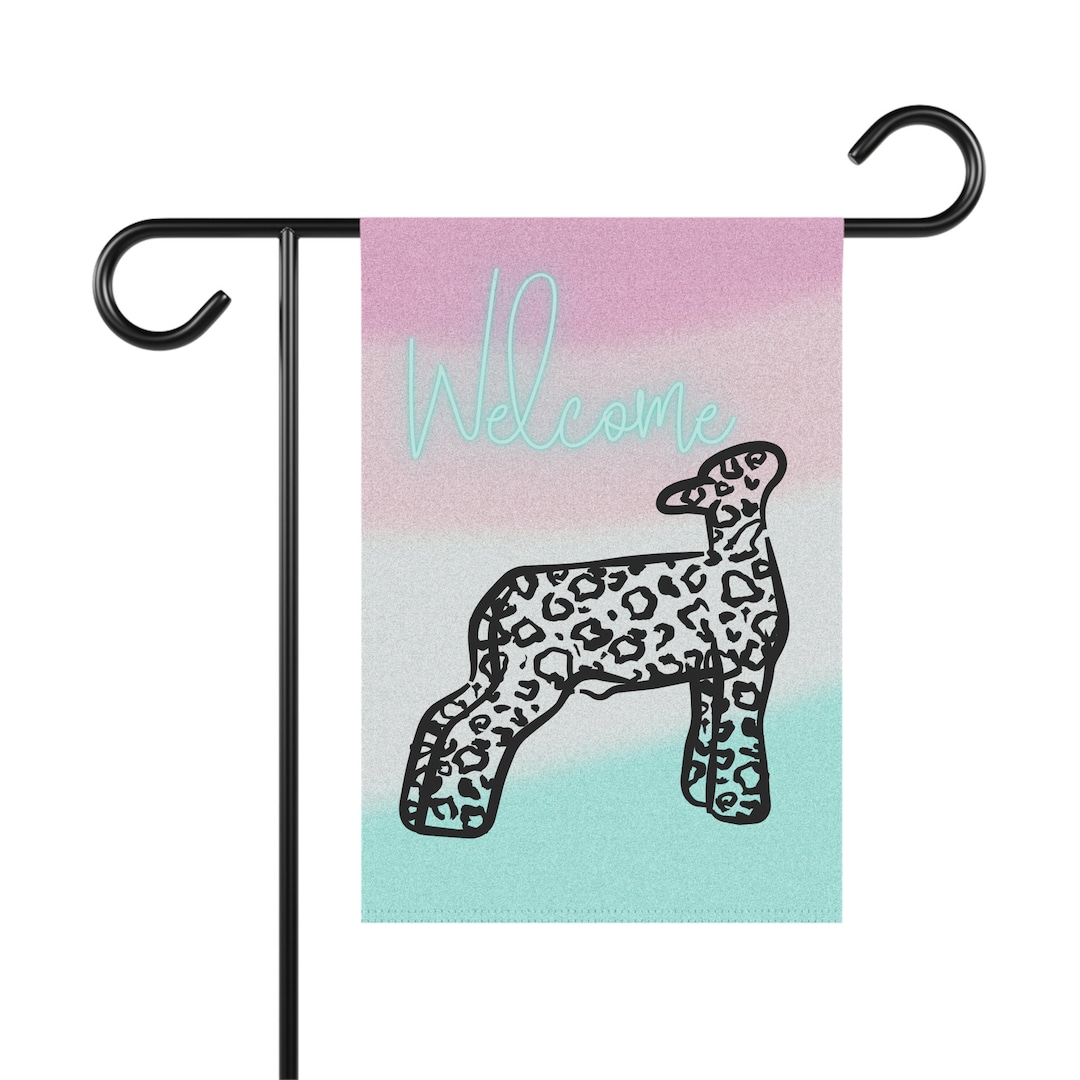 Welcome Sheep Garden Flag, Livestock Garden Flag, Farm Garden Flag ...