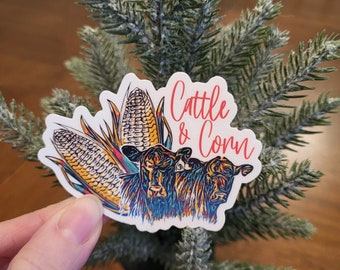Black Angus Cow Sticker - Etsy