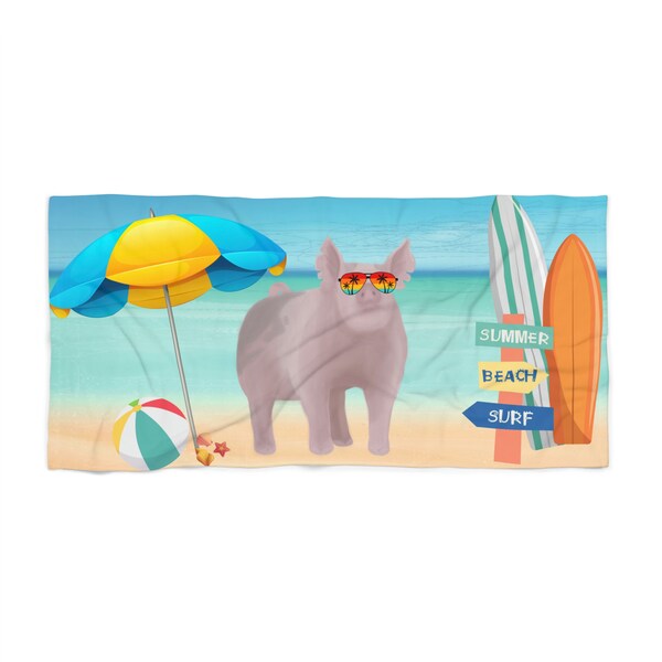 Pig Towel - Etsy
