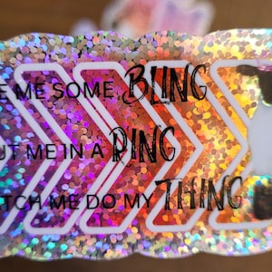 Show Sheep Sticker, Show Lamb, Stock Show, Bring, Glitter Sticker ...