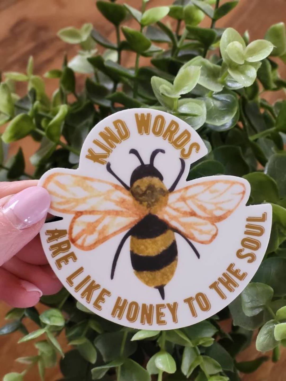 Kind Words Sweet Like Honey Proverbs 16:28, Christian Sticker, Kindness ...