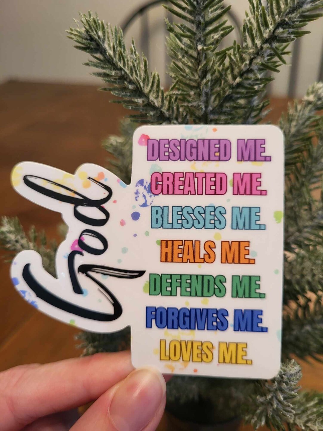 God is Christian Bible Sticker, Faith Sticker, Saved by Grace Sticker ...