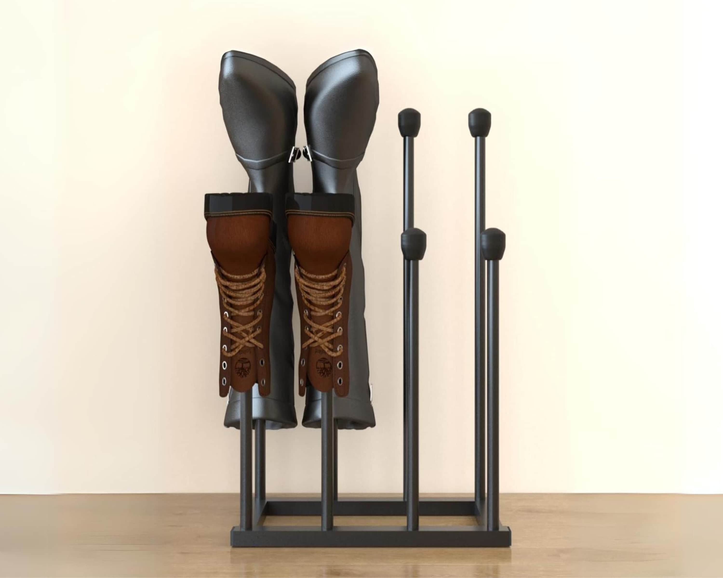 Boot Rack Shoe Storage Organizer Metal Boot Rack Stand Boot - Etsy