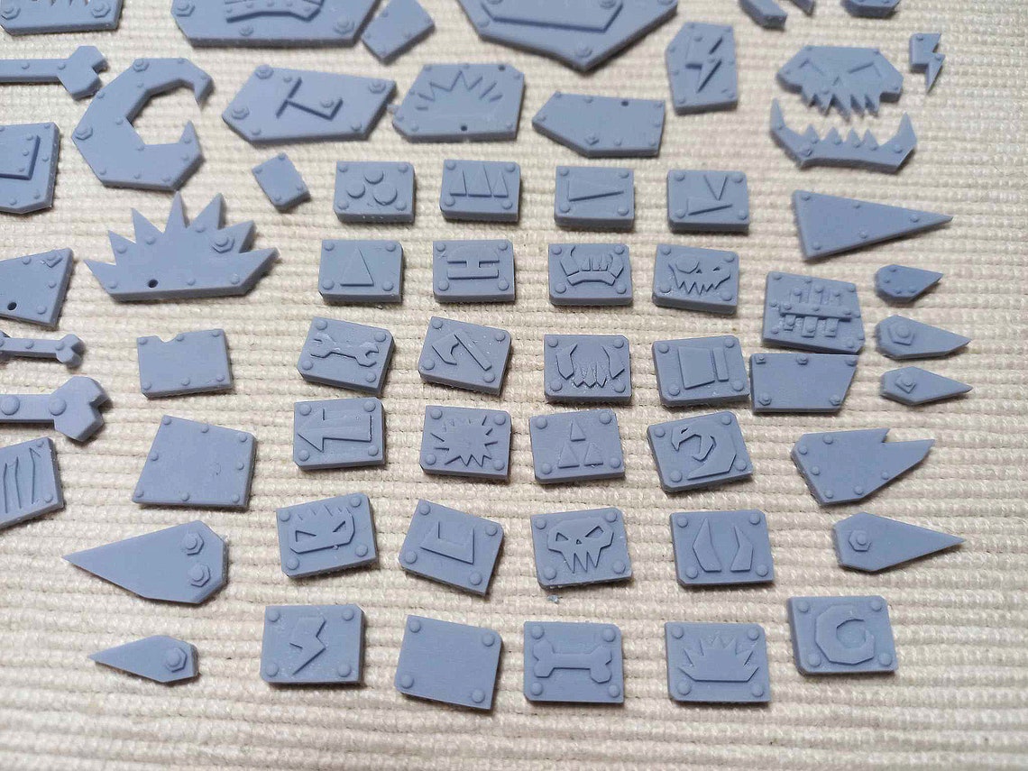 Orc Symbol Vehicle Conversion Armour Plates - 62pcs - Etsy