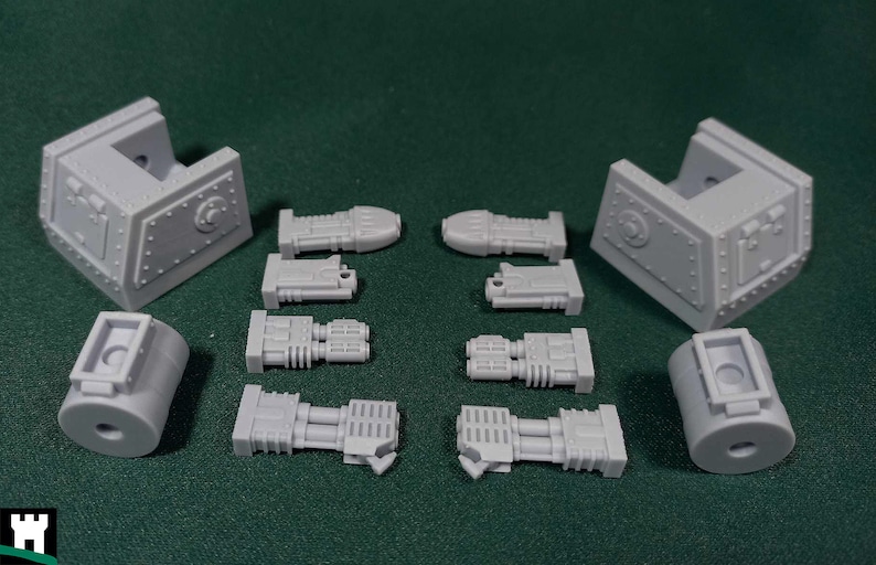 Sol Battle Tank Sponson Set 12pcs - Etsy Australia