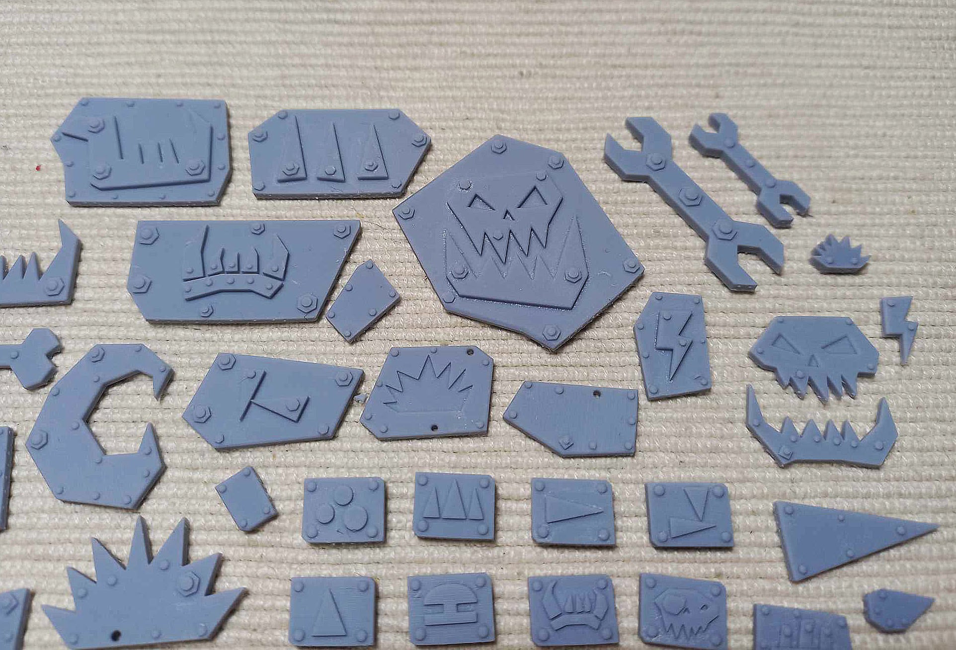 Orc Symbol Vehicle Conversion Armour Plates - 62pcs - Etsy