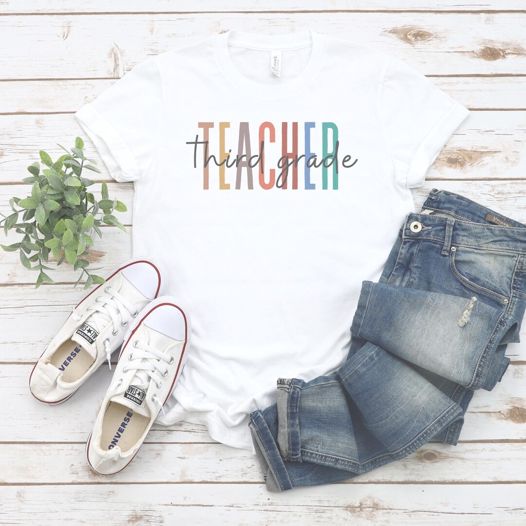 Third Grade Teacher Shirt, Third Grade Shirt, 3rd Grade Team Shirt ...