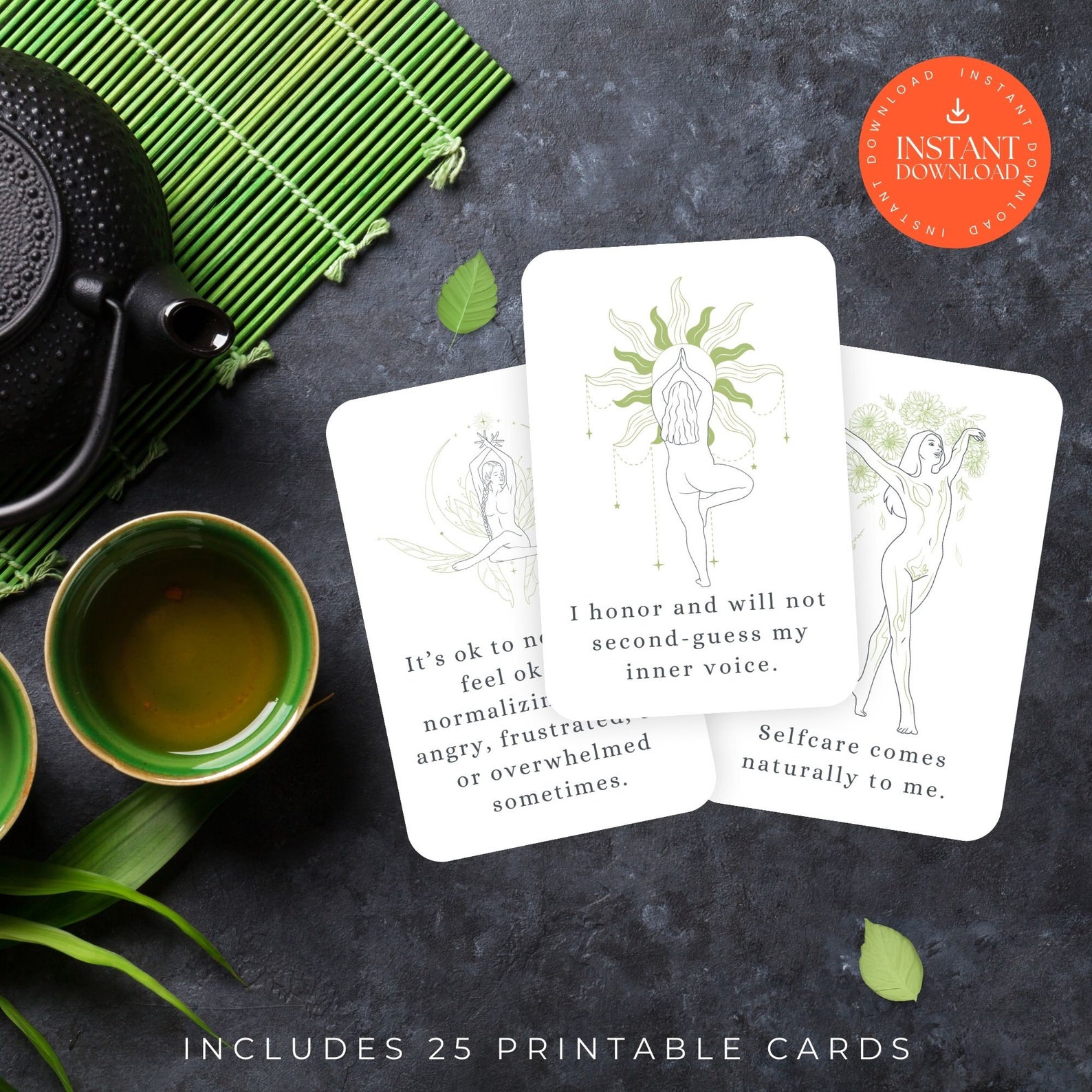 Word Swap Affirmation Cards INSTANT DOWNLOAD, Positive Talk Printables ...