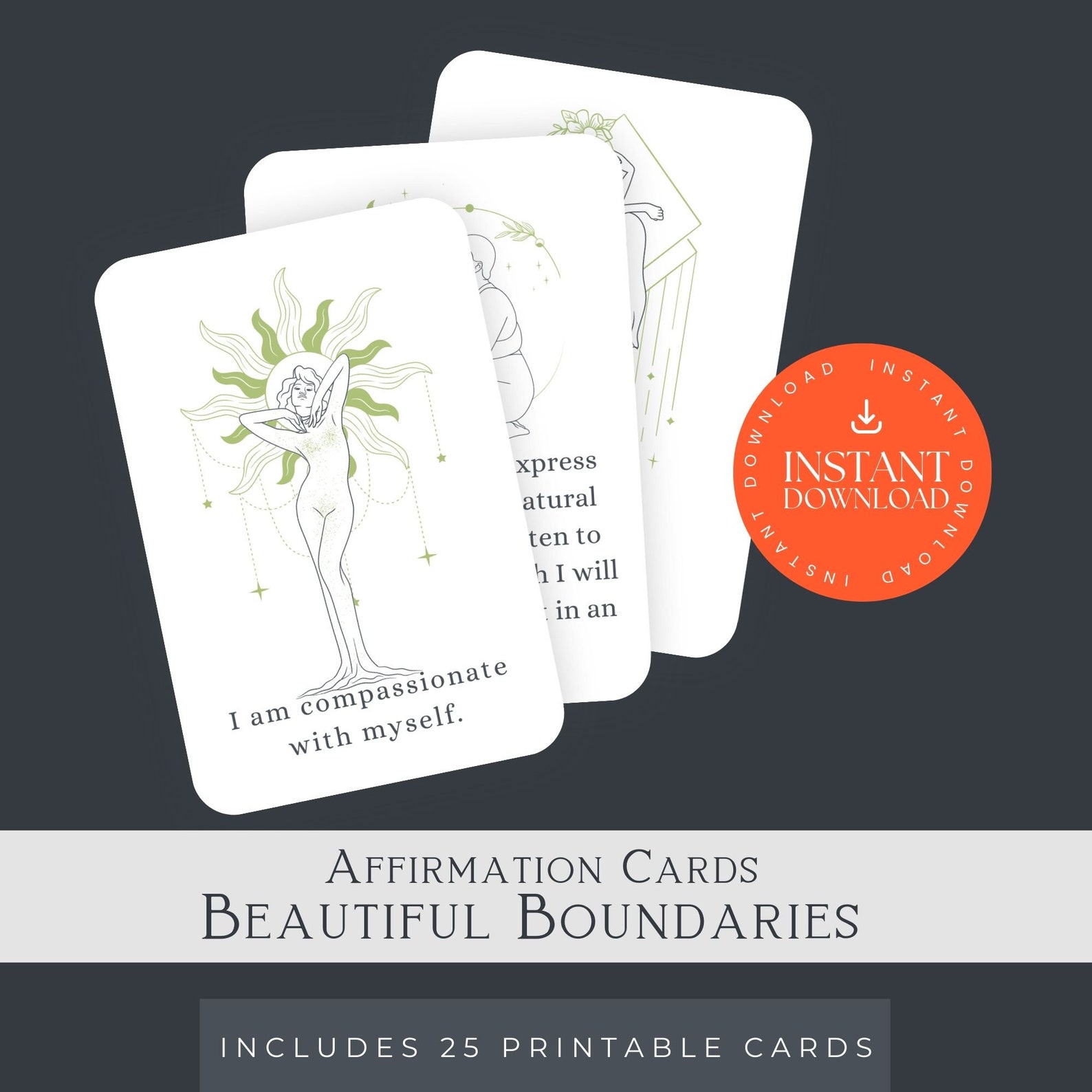 Word Swap Affirmation Cards INSTANT DOWNLOAD, Positive Talk Printables ...