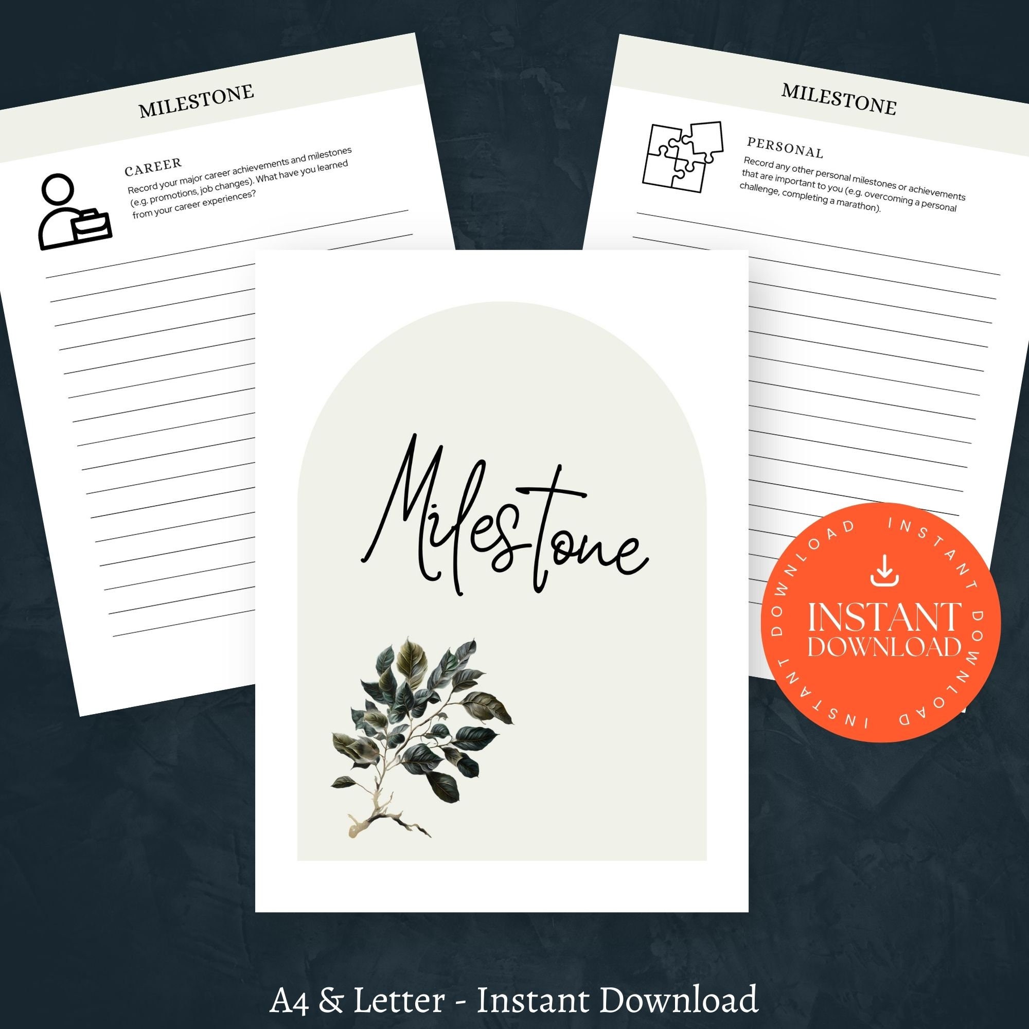 Story of Me Guided Journal, INSTANT DOWNLOAD, Life Story Journal, My ...