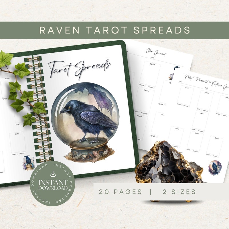 Raven Oracle Deck - Etsy