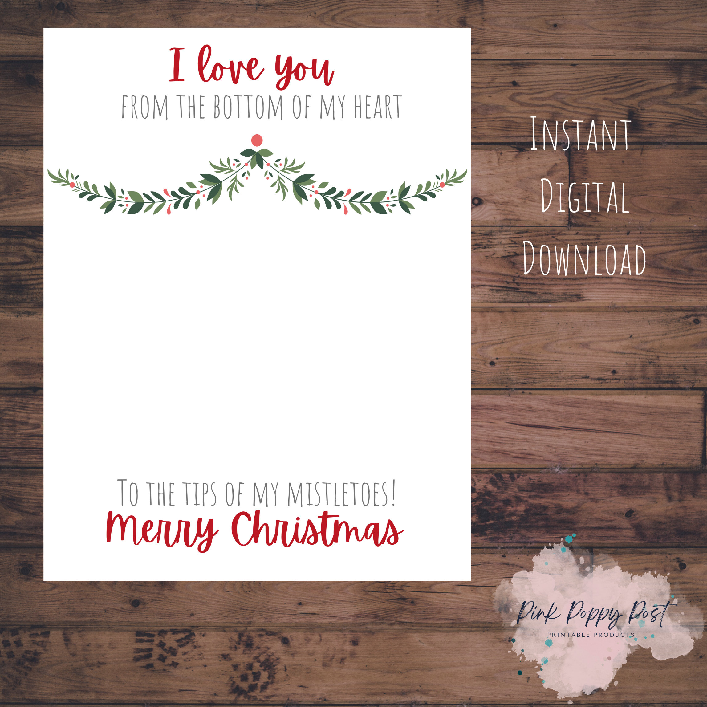 Christmas Mistletoe Footprint Art, DIY Christmas Craft, Tips of My ...