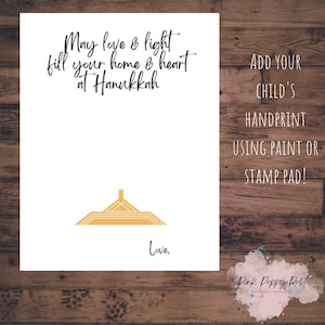 Hanukkah Menorah Craft for Kids, Easy Hanukkah Artwork, DIY Menorah ...