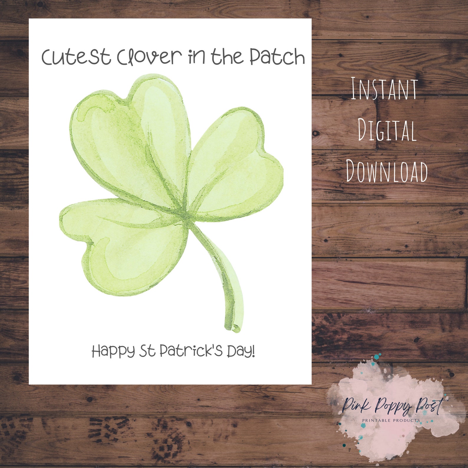 St Patrick's Day Craft, Cutest Clover in the Patch, Lucky Charm/clover ...