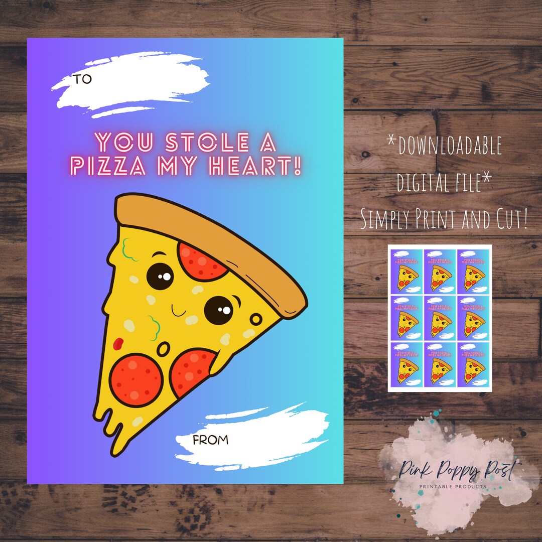 Printable Valentine's Day Card - Digital File to Print at Home! Easy ...