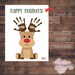 Christmas or Holiday Handprint Art, Easy Reindeer Craft for Kids ...