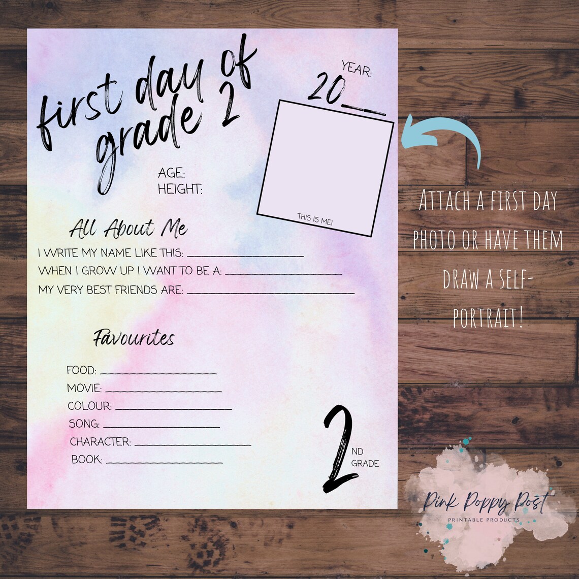 My School Memory Book, Printable School Memory Book, Perfect for First ...