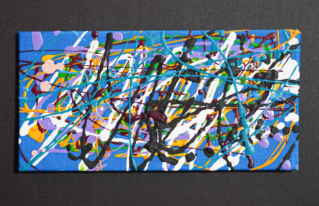 Abstract Mini Modern Art Small Acrylic Painting - Etsy