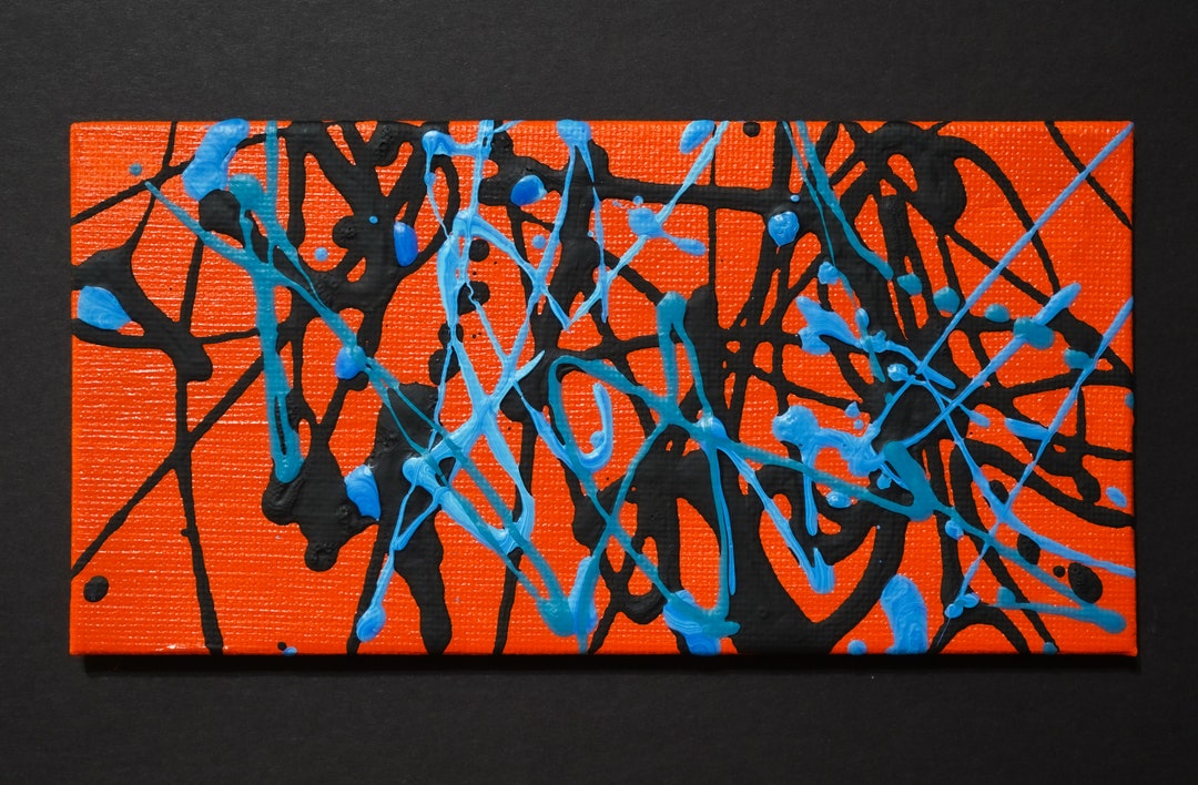 Abstract Mini Modern Art Small Acrylic Painting - Etsy