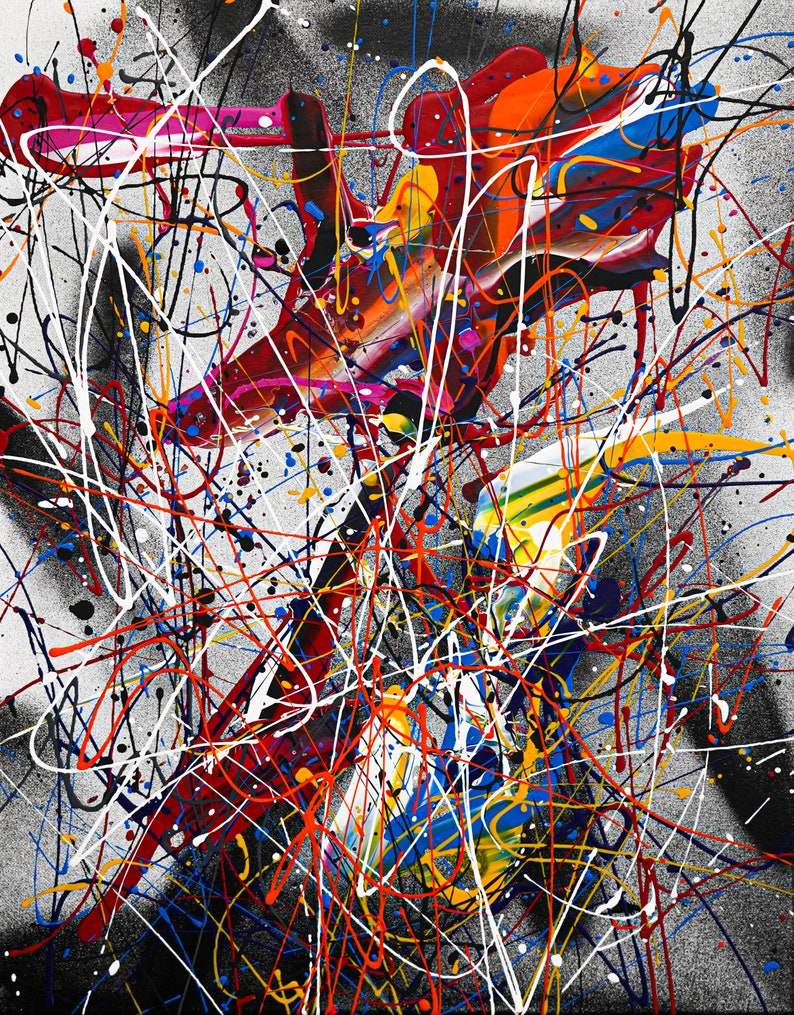 Abstract Acrylic Painting, Original, Abstract Expressionism, Modern Art ...