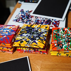 Abstract Mini Modern Art Small Acrylic Painting - Etsy