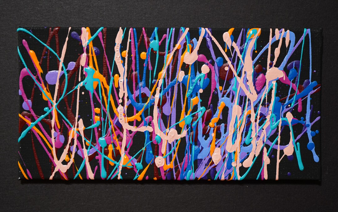 Abstract Mini Modern Art Small Acrylic Painting - Etsy