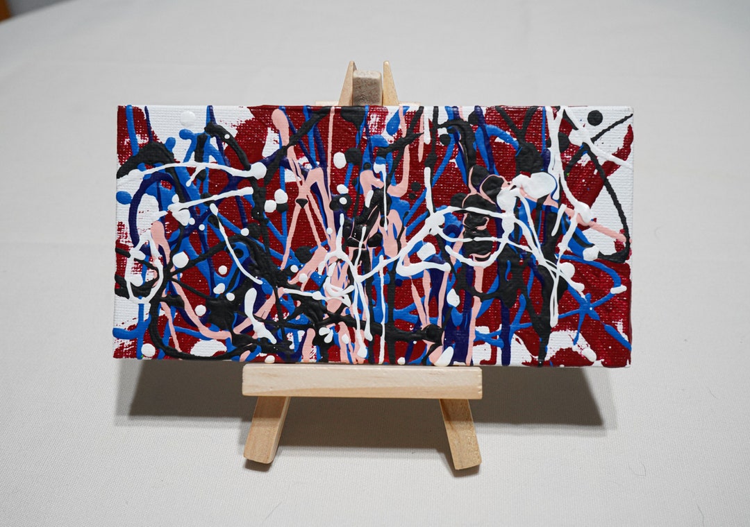 Abstract Mini, Modern Art, Small Acrylic Painting - Etsy