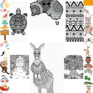 Coloring Book | Adult Coloring Pages | Digital Coloring | 50 Printable ...