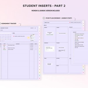 Student Digital Goodnotes Notebook Minimalist Notepaper Hyperlinked ...