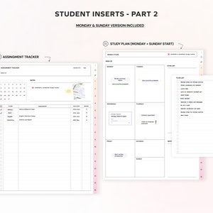 Student Digital Notebook Hyperlinked Note Paper Templates for Goodnotes ...