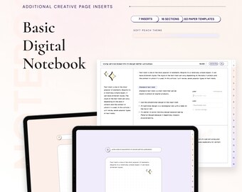 Student Digital Notebook Hyperlinked Notetaking Templates - Etsy