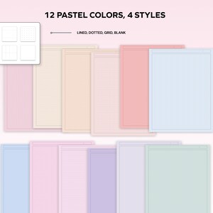 Digital Note Paper Templates, Student Notes for Ipad, Goodnotes ...