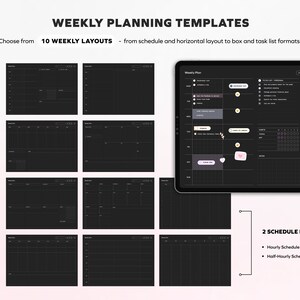 Undated Digital Planner Templates for Goodnotes, Notability iPad ...