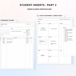 Student Digital Notebook Hyperlinked Notetaking Templates Planner ...
