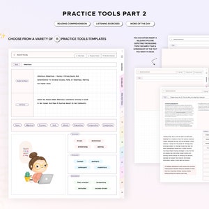 Language Learning Notebook/planner Learn Grammar Vocabulary Digital ...