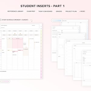 Student Digital Notebook Bundle Hyperlinked Notetaking Templates for ...