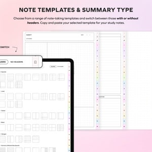 Student Undated Planner and Notebook, Daily Weekly Monthly Planner for ...