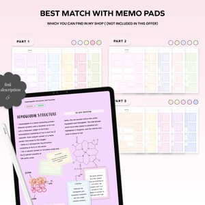Digital Note Paper Templates, Student Notes for Ipad, Goodnotes ...