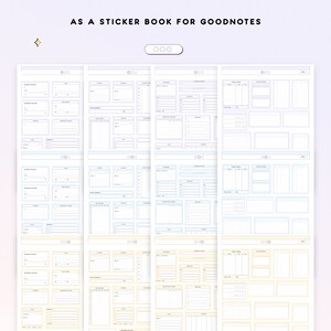 Student Digital Stickers for Planner Goodnotes Precropped Study ...