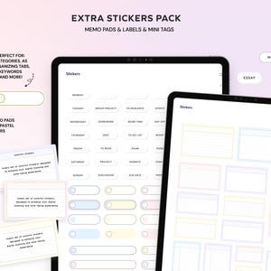 Student Digital Goodnotes Notebook Minimalist Notepaper Hyperlinked ...