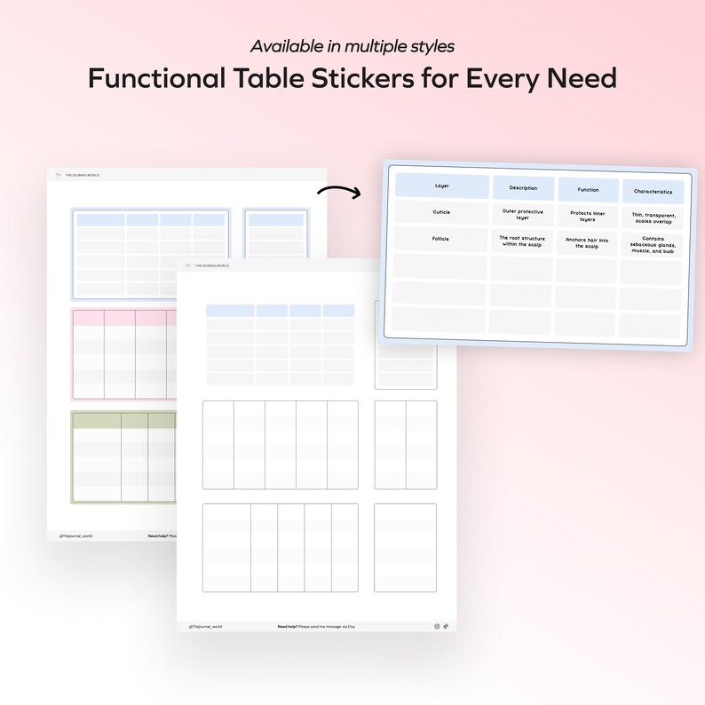 School Digital Stickers for Planner, Goodnotes Widget Student Sticker ...